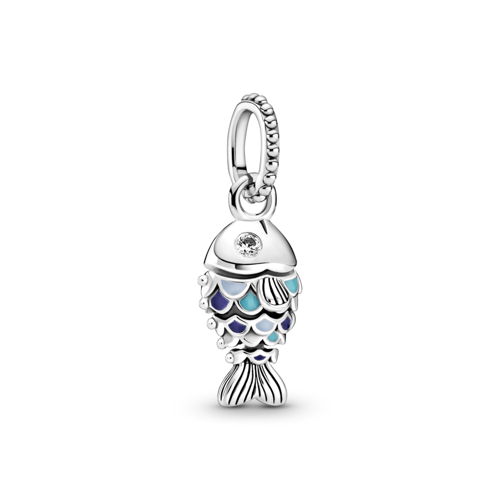 Charm Colgante Pez con Escamas Azules|Pandora - Pandora™ PA Joyería ...