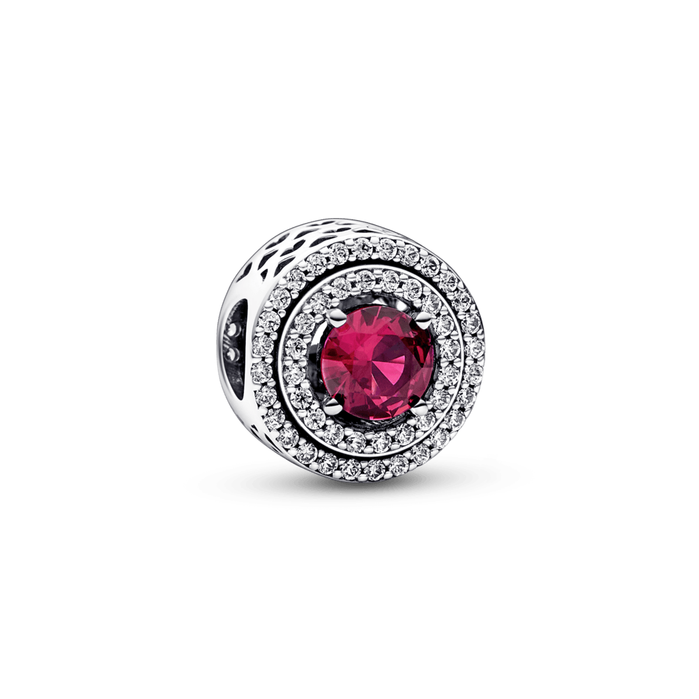 Charm Redondo Rojo en Niveles Pandora Plata Esterlina|Pandora - Pandora ...