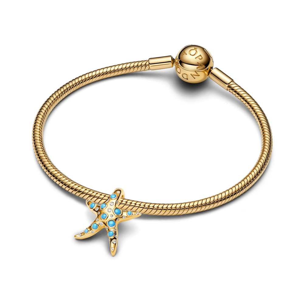 Charm Colgante Estrella de Mar Azul Brillante|Pandora - Pandora Panamá ...