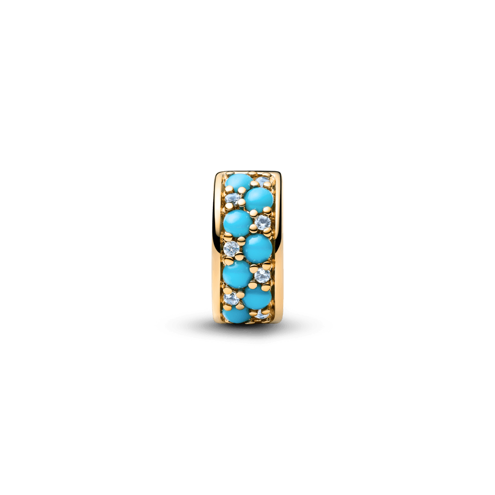 Charm de Clip Azul Agua|Pandora - Pandora Panamá