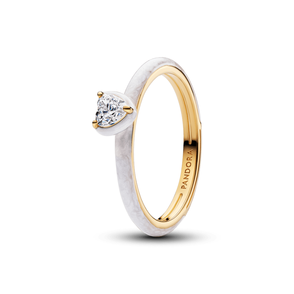 Anillo Corazón Chakra Blanco|Pandora - Pandora™ PA Joyería Oficial ...