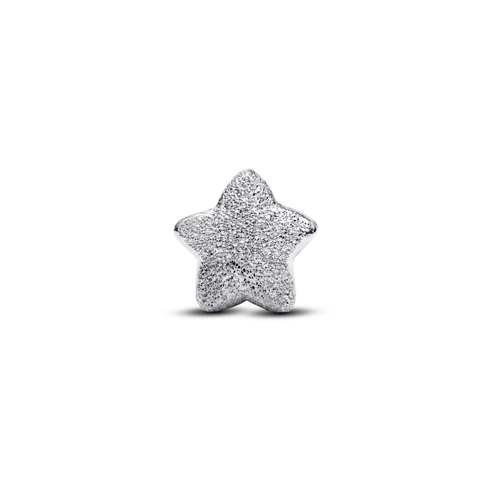 Mini Charm Estrella Con Textura Plateado|Pandora - Pandora™ PA Joyería ...