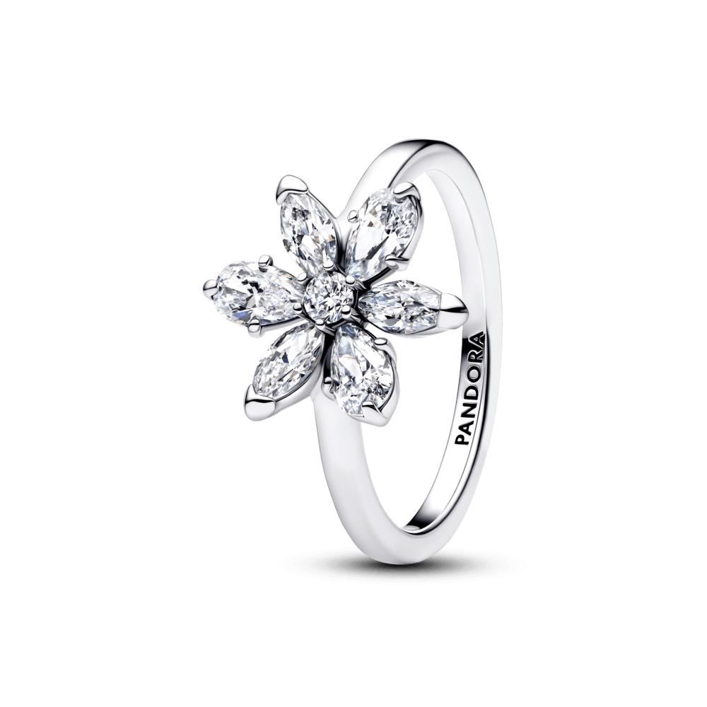 Anillo Cóctel de Flores Estilo Herbario Brillante|Pandora - Pandora™ PA ...